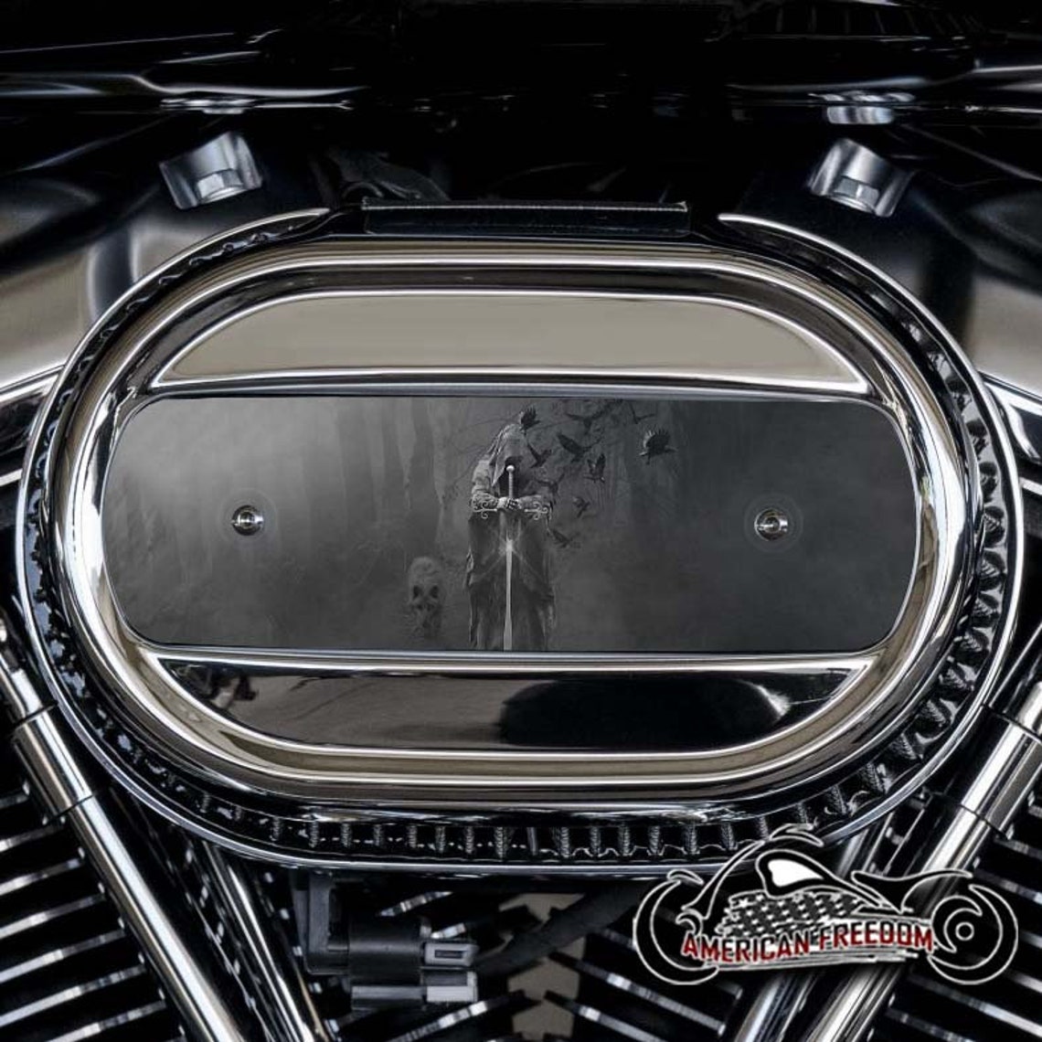 Harley Davidson Custom Made M8 Ventilator Aluminum Air Cleaner Insert ...