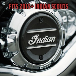 Indian Motorcycles 2015-2024 Scout Custom Derby Cover - Grayscale Torn ...