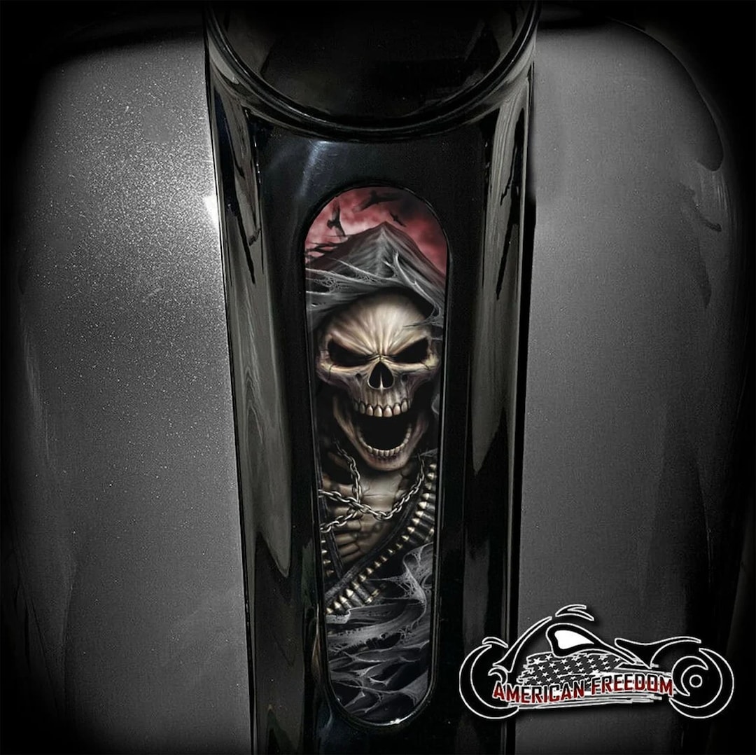 Harley Davidson Custom Made 8 Inch Dash Insert for Street Glide & Road ...