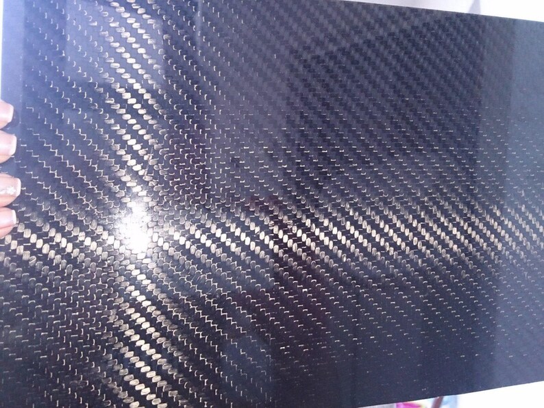 Carbon Fiber Panel Sheet Plate Board Glossy 600x300x5mm - Etsy