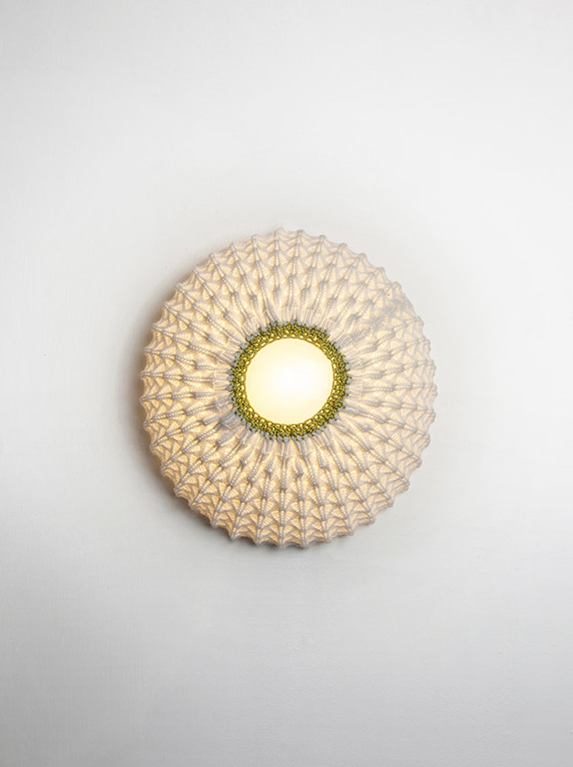 Crochet Wall Sconce Lighting Futuristic Wall Lamp Available - Etsy