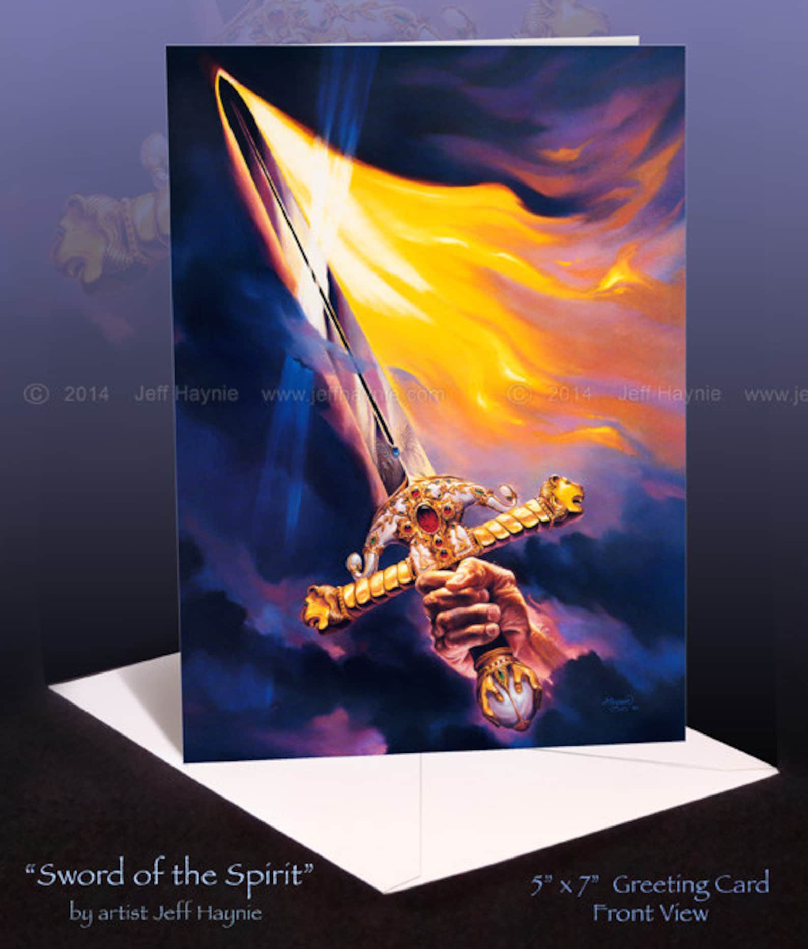 Sword of the Spirit // Sword of the Spirit Greeting Card // - Etsy