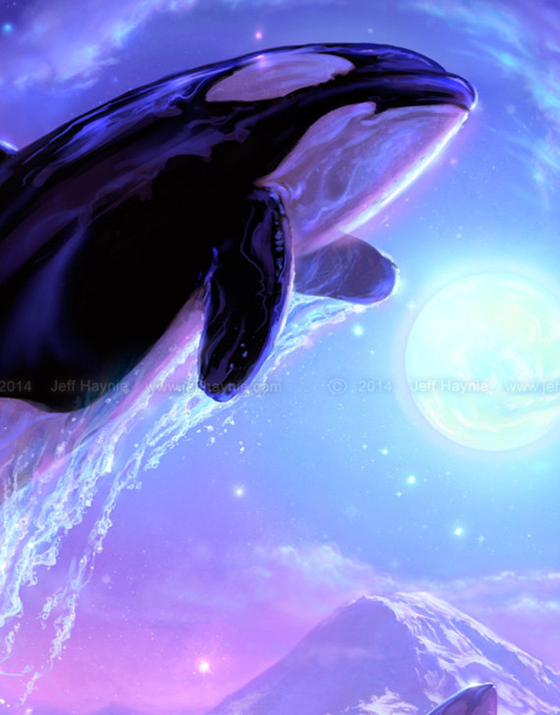 ORCA Art // 8 X 10 PRINT // Art Print // Orca Painting // - Etsy