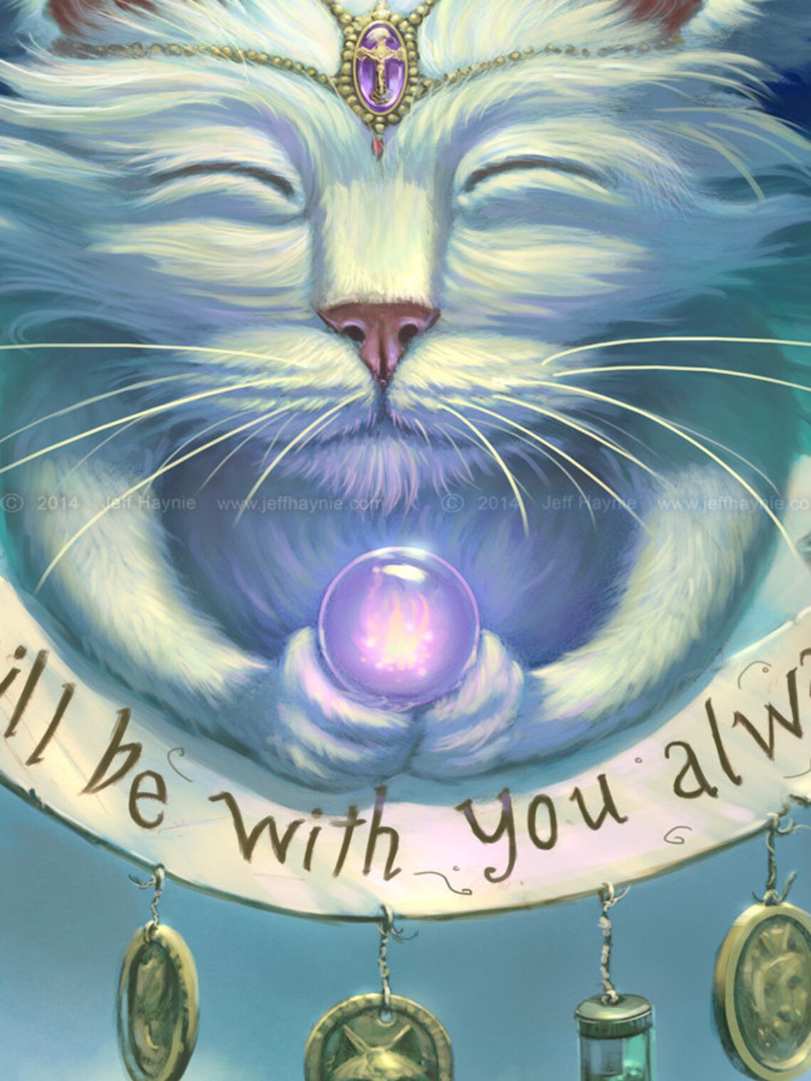 Angel Cat Print // 11 X 14 Print // Heavenly Cat Print // - Etsy