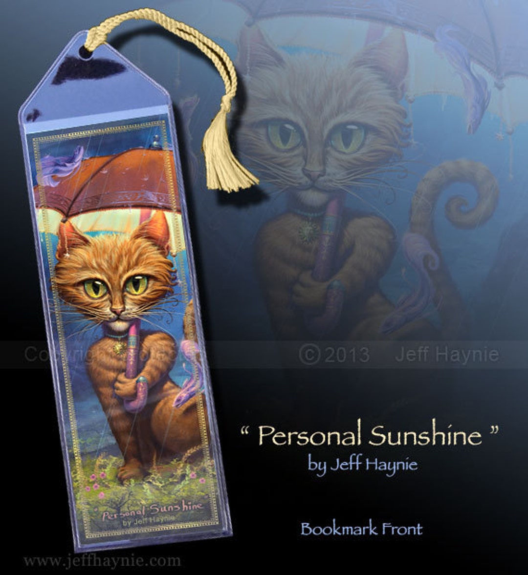Orange Tabby Cat Bookmark // Tabby Cat Bookmark // Cat Bookmark ...