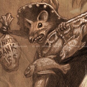 Crazy Loco Cat // 8 X 10 PRINT // Cowboy Cat Print // Bandito Cat Print ...