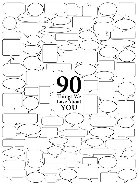 90 Things We Love About You Vector Art | Etsy