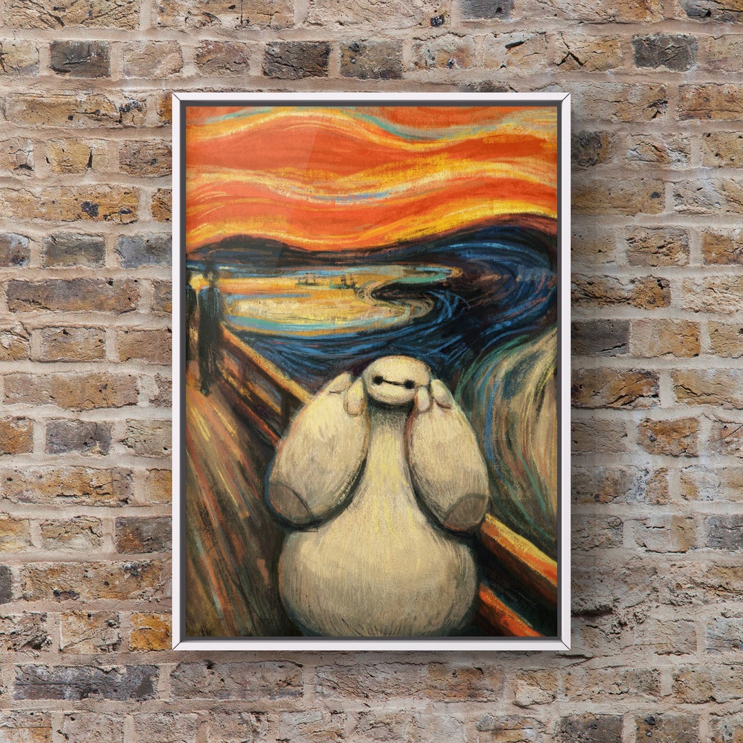 Baymax - Big Hero 6 Vs the Scream - 11"x17" - Etsy Canada