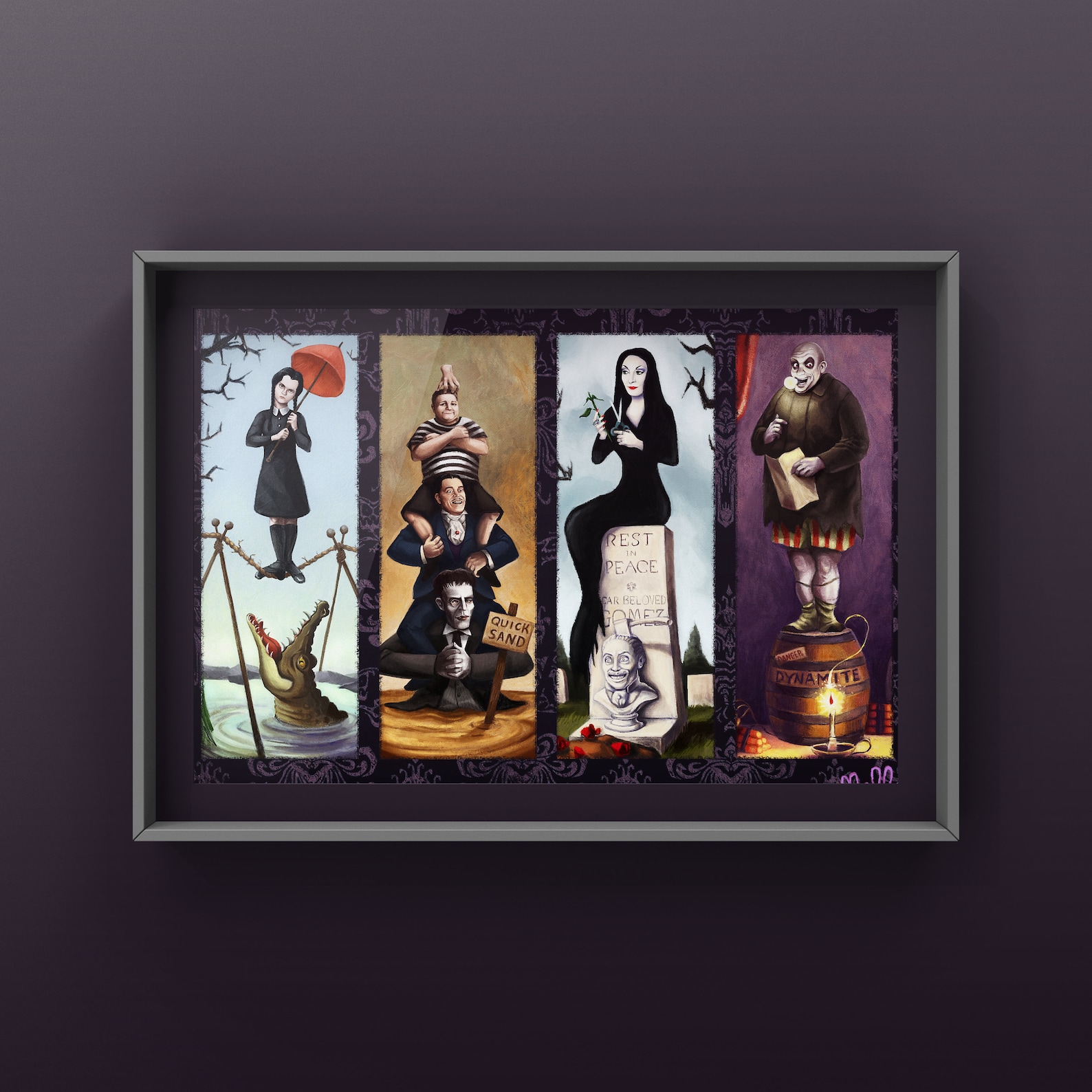 The Addams Family Haunted Mansion Single 19"x13" - Etsy