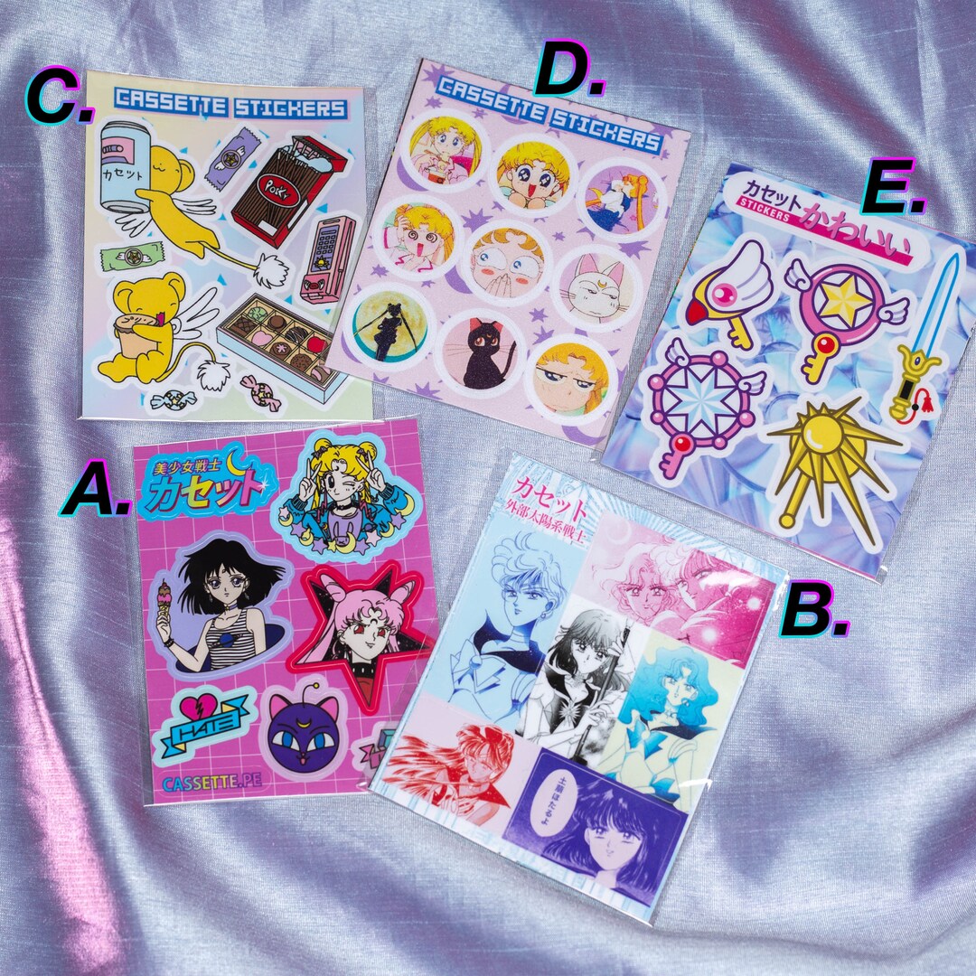 Magical Girl Deco Stickers Kiss Cut Vinyl Sheet - Etsy