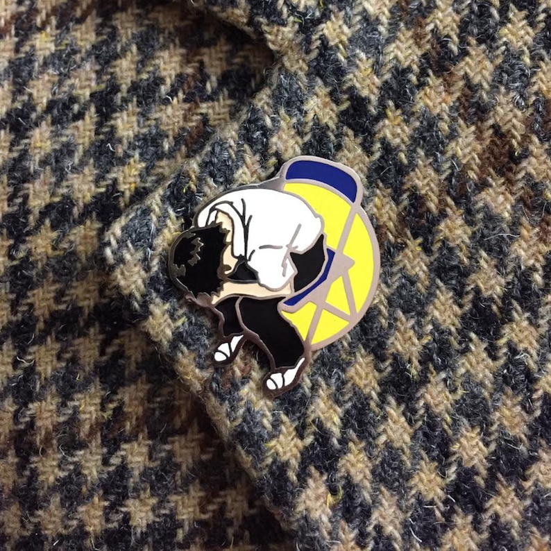 Sad Shinji Enamel Pin - Etsy