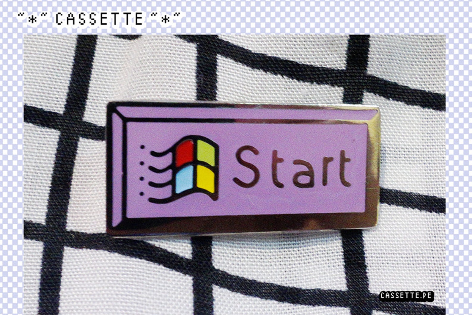 Start Button Enamel Pins | Etsy
