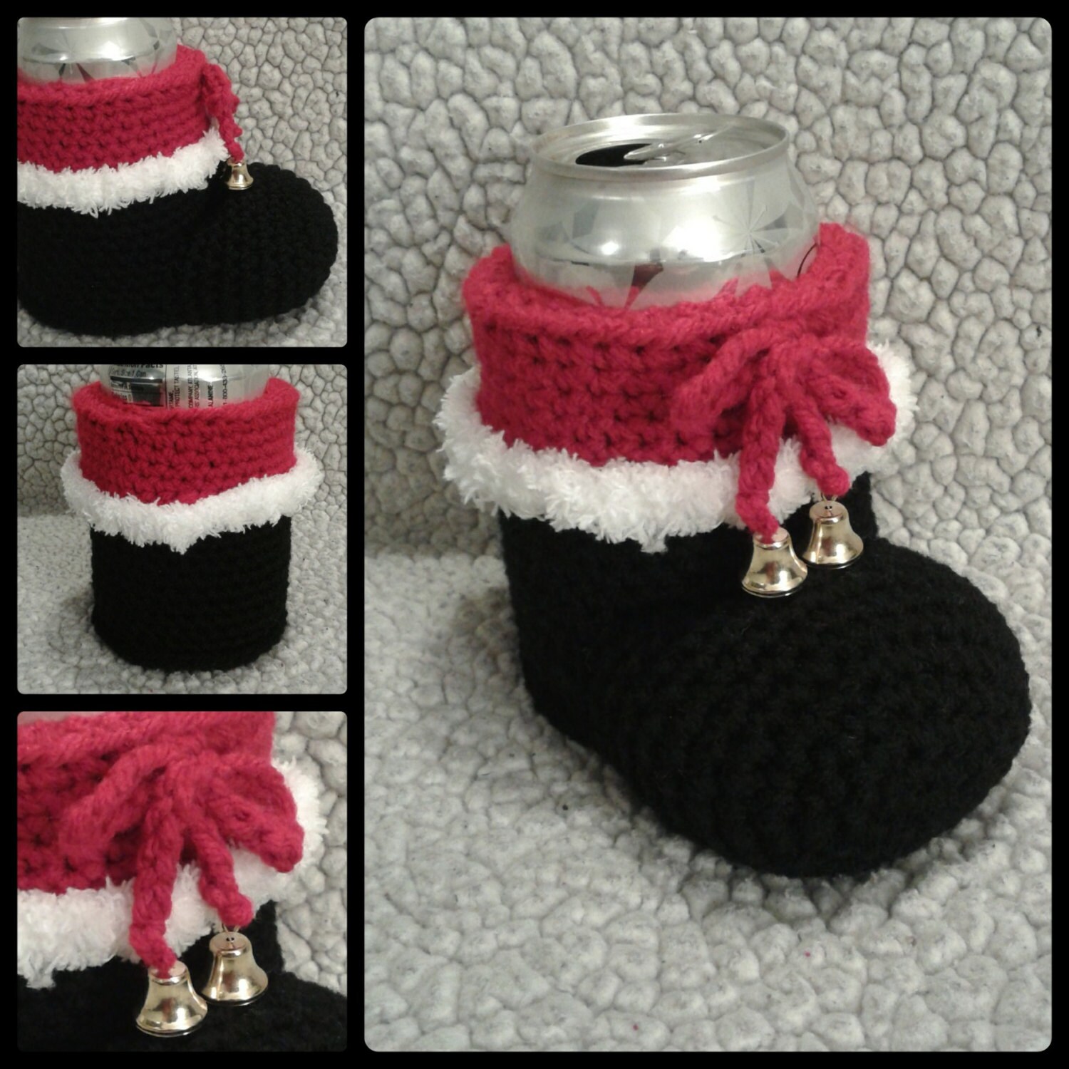Pattern Only SANTA BOOT Can Cozy - Etsy