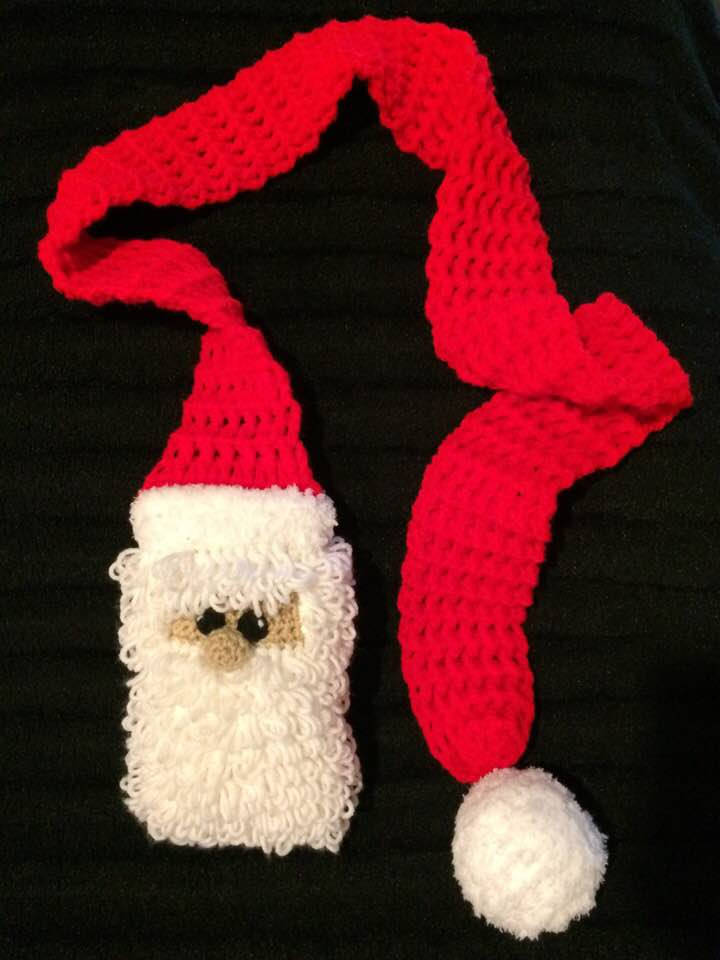 SANTA Wrap Around Scarf Pdf Pattern - Etsy