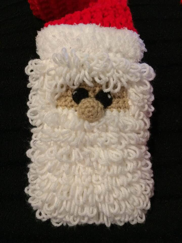 SANTA Wrap Around Scarf Pdf Pattern - Etsy