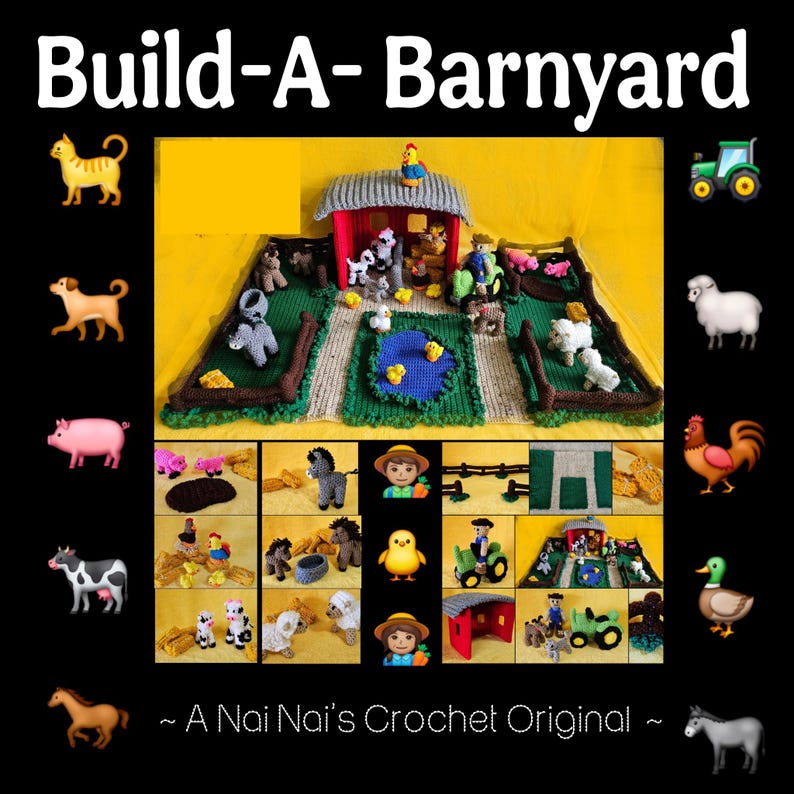 BUILD-A-BARNYARD Playset - Pdf - Etsy