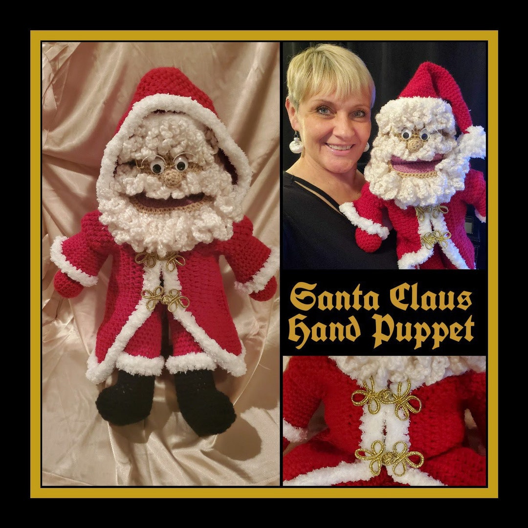 SANTA CLAUS Hand Puppet - Pdf - Etsy