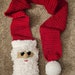 SANTA Wrap Around Scarf - Pdf Pattern - Revised 2024 - Etsy