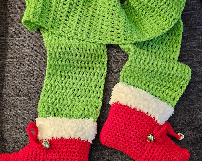 Jingle Bells Elf Scarf Pattern - Etsy Canada