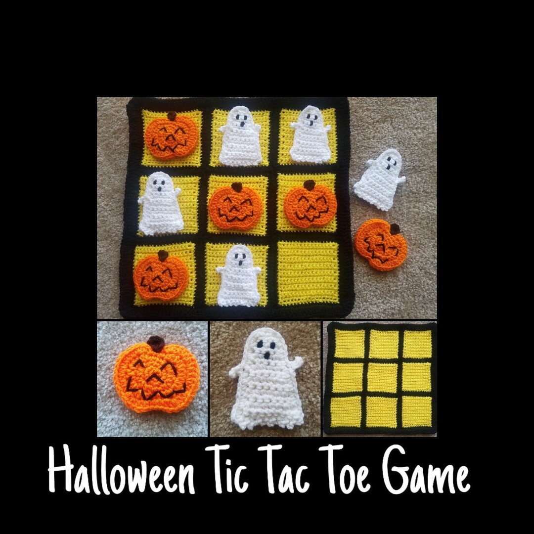 Halloween Tic Tac Toe Game - Pdf - Etsy