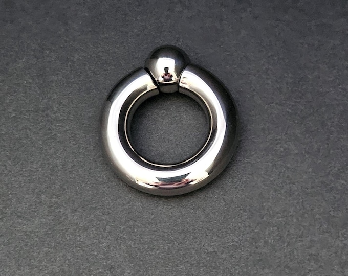 Prince Albert Piercing Easy Fit Heavy Gauge BCR 30mm 0g (8mm) CBR 12mm ...