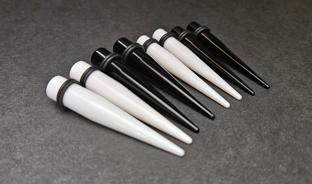 7mm & 9mm Acrylic Stretching Tapers | Ear Gauges | Piercing Stretchers ...