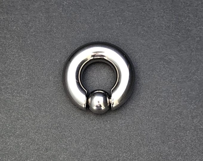 Prince Albert Piercing Easy Fit Heavy Gauge BCR 30mm 0g (8mm) CBR 12mm ...
