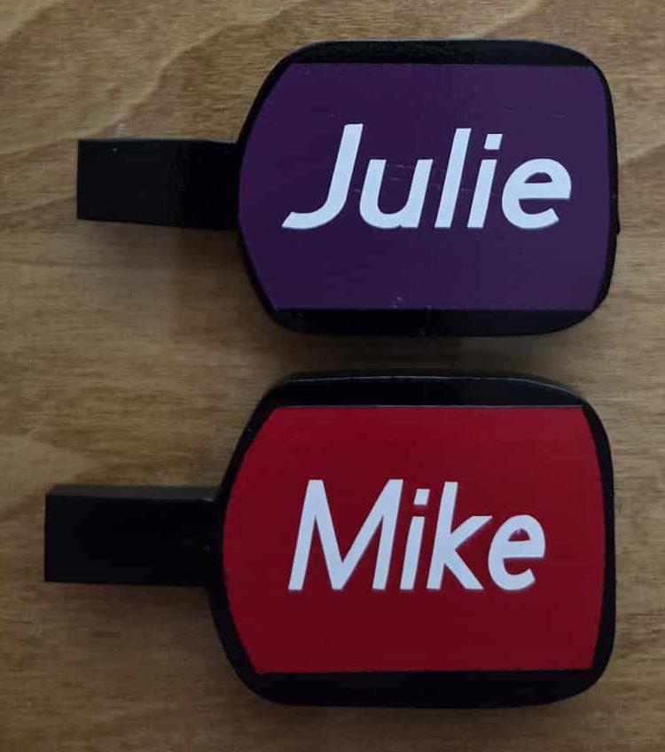 Personalized Handmade Pickleball Paddle Pins - Etsy