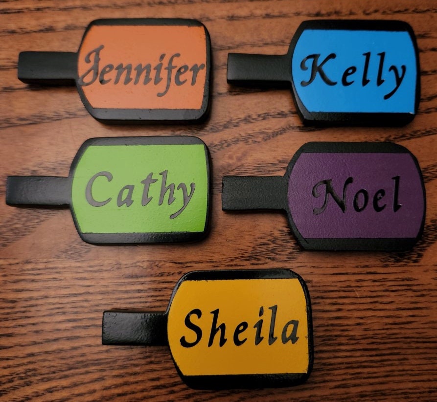 Personalized Handmade Pickleball Paddle Pins - Etsy