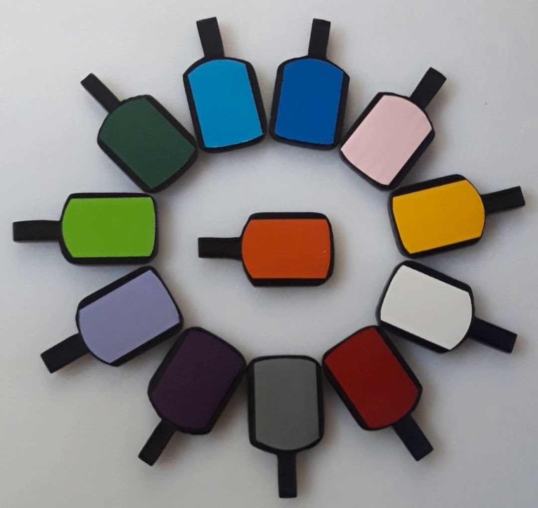 Personalized Handmade Pickleball Paddle Pins - Etsy