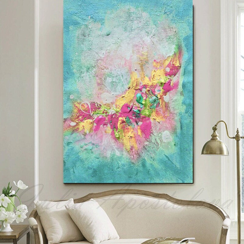 Turquoise Wall Art - Etsy