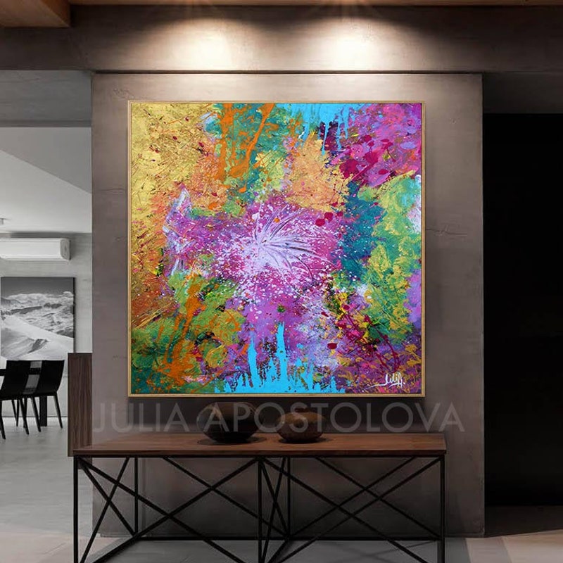 Large Abstract Art - Etsy
