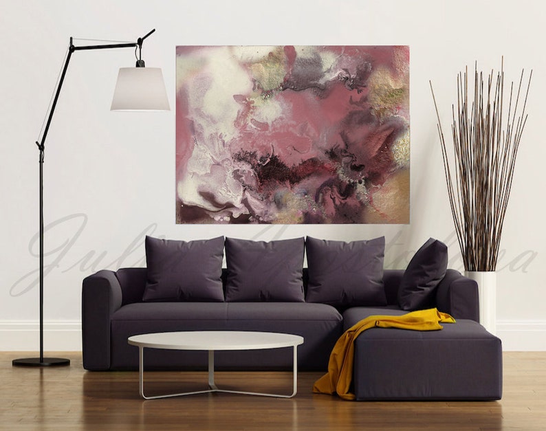 Large Watercolor Painting Abstract Landscape Huge Wall Art - Etsy UK