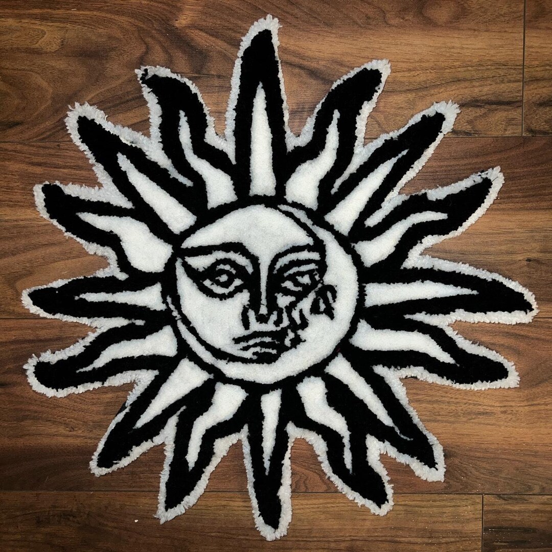 Sun Moon Rug - Etsy