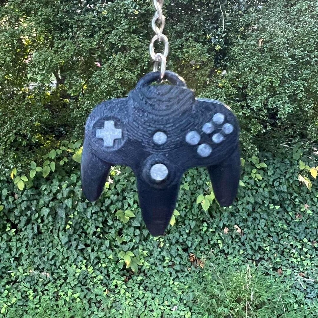 N64 Controller Keychain - Etsy