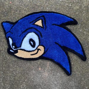 Sonic the Hedgehog Rug - Etsy