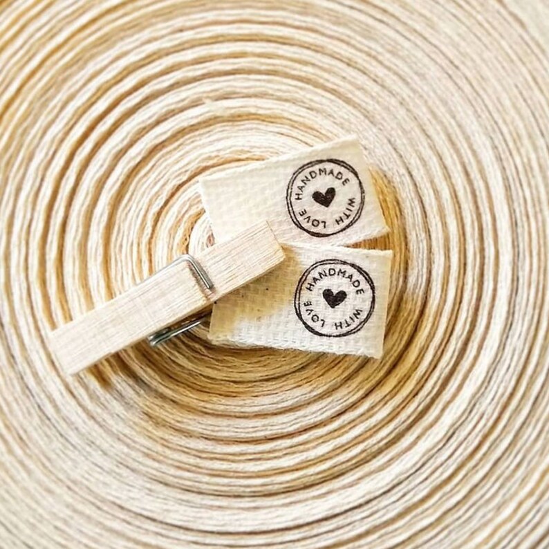 100 Fold Over Labels Cotton Twill Label Custom Clothing - Etsy