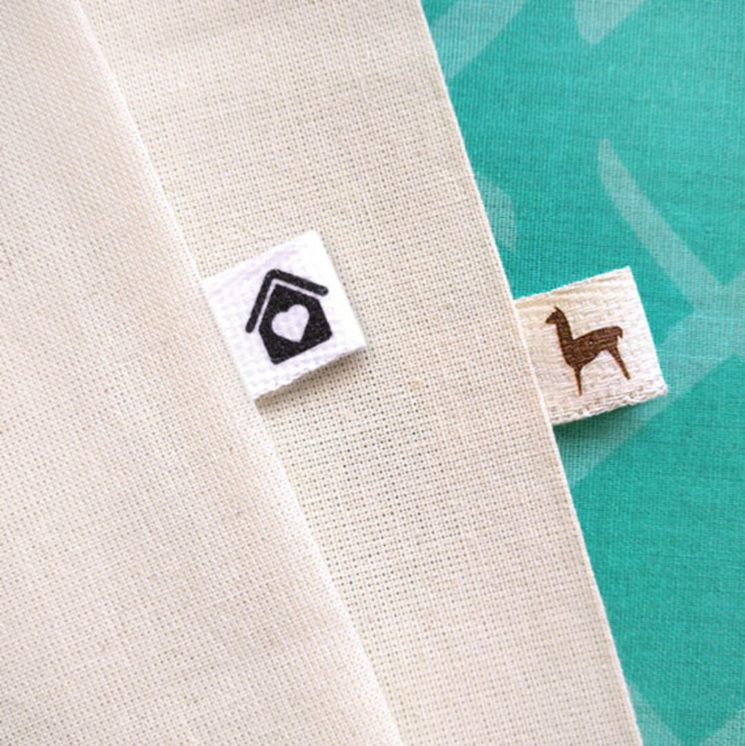 250 Pcs Fold Over Tags Custom Twill Fabric Labels Cotton - Etsy