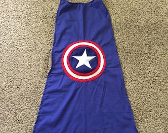 Captain America Cape - Etsy