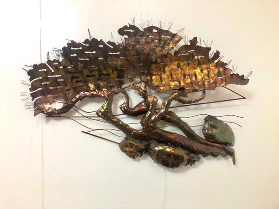 Copper Tree Wall Sculpture | Etsy