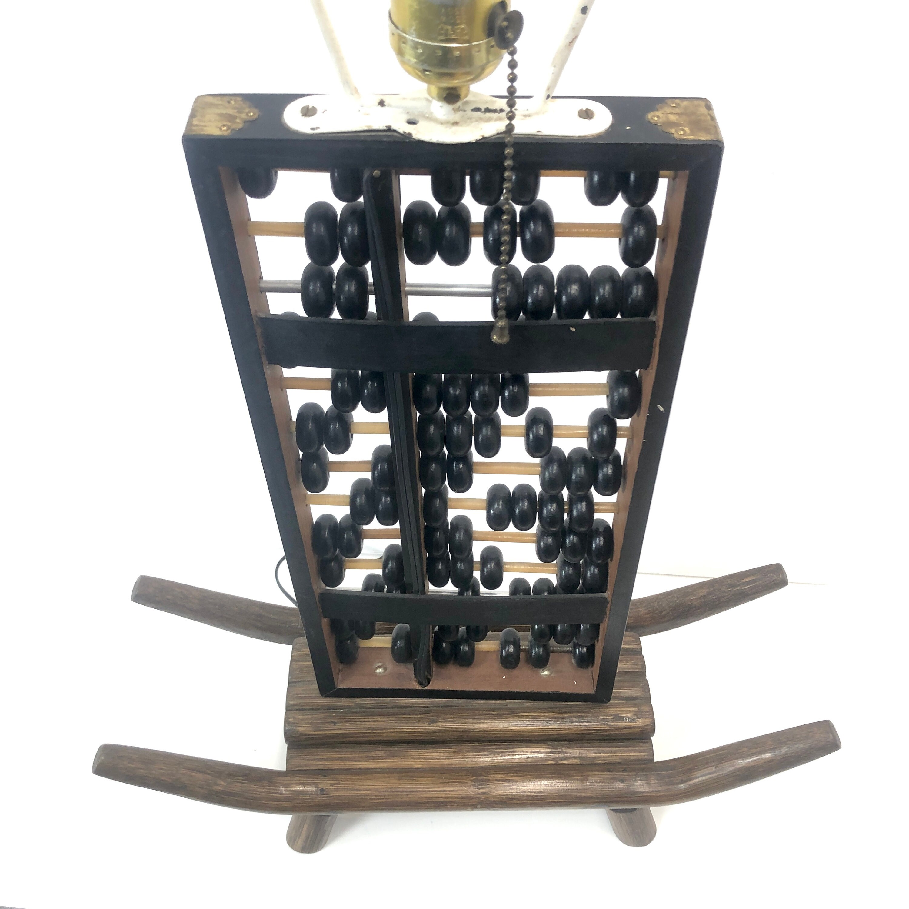 Large Chinoiserie Abacus Table Lamp - Etsy