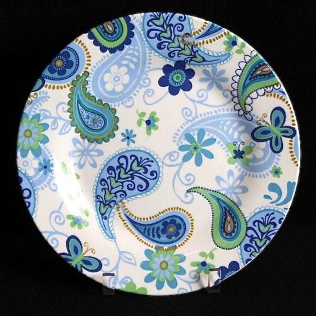 8 Royal-norfolk Paisley 10" Dinner Plates - Etsy