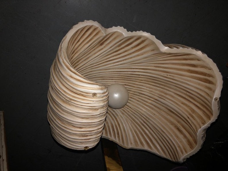 Sculptural Clamshell With Pearl Coffee Table - Etsy