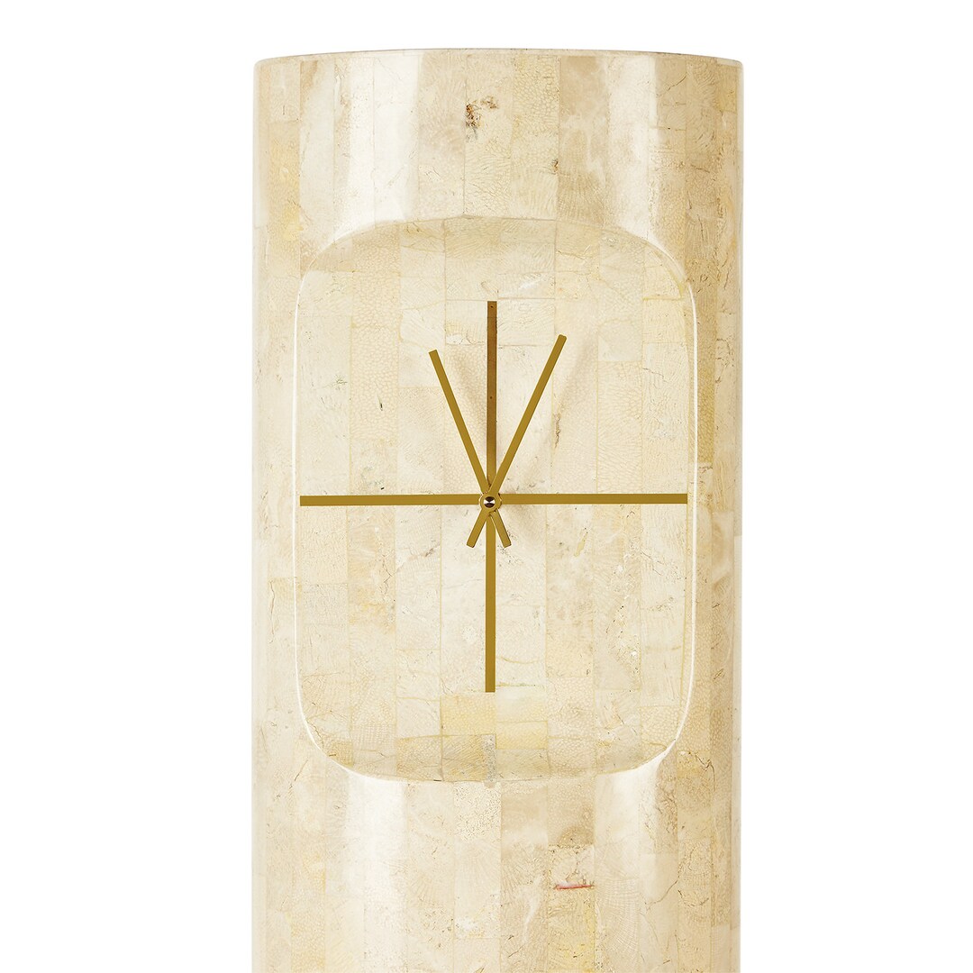 1980s Oval Modernist Grandfather Clock | Casa Bique - Etsy