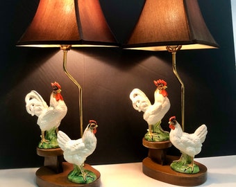 Rooster Lamps - Etsy