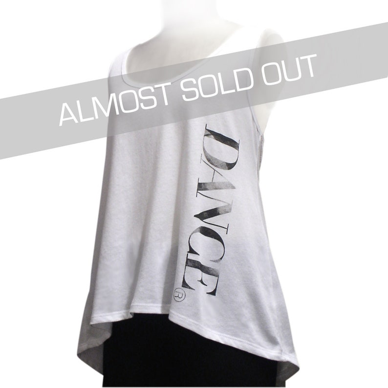 Girls Dance Tank Tops White Dance Shirt for Dancer in Child Sizes. for ...