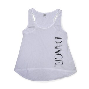 Girls Dance Tank Tops White Dance Shirt for Dancer in Child Sizes. for ...