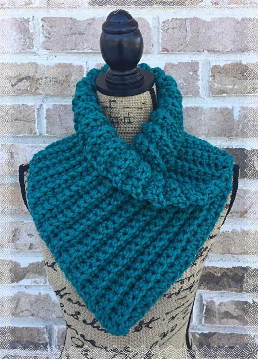 Warm Neck Slip on Scarf Pattern - Etsy