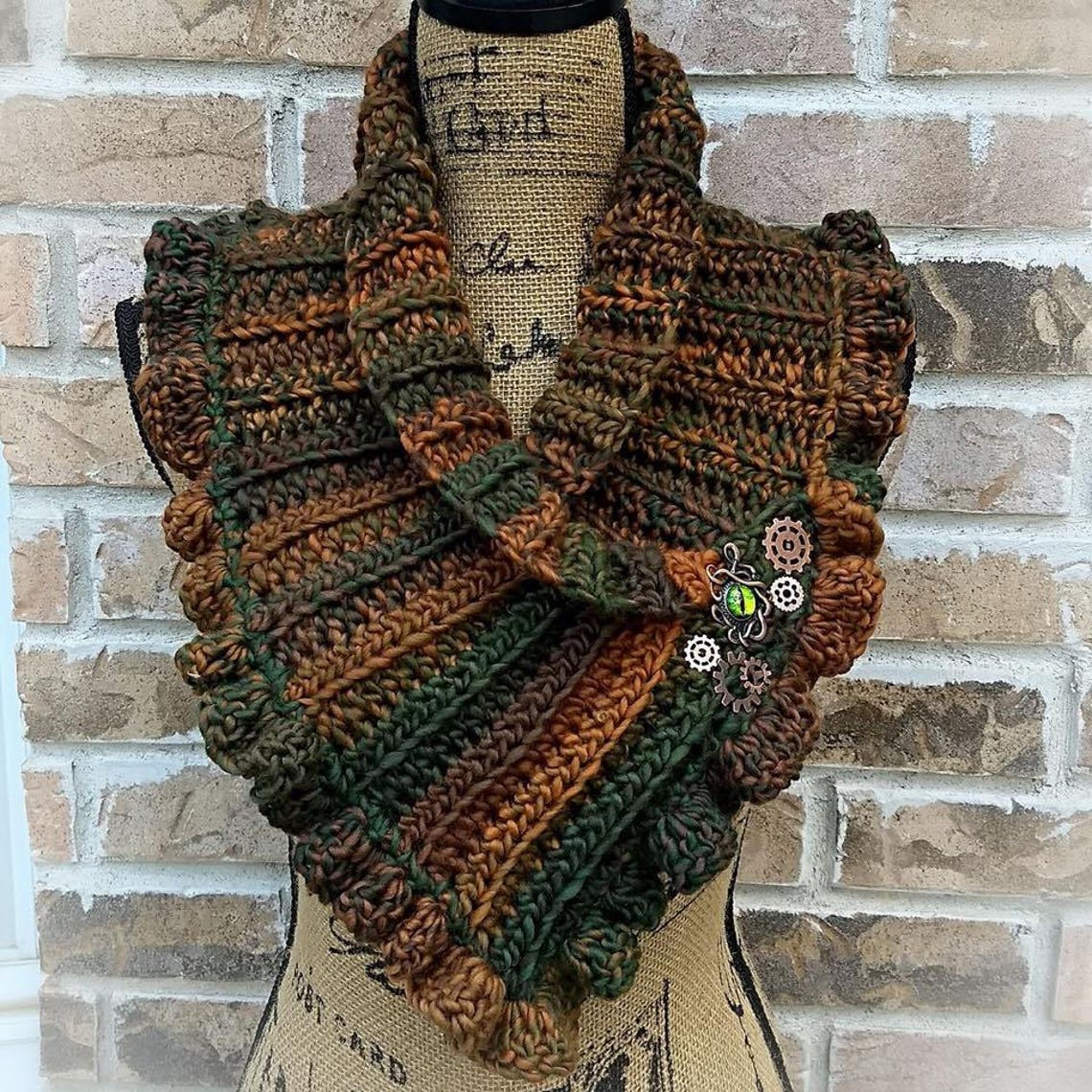 Steampunk Scarf ***digital Pattern Only*** - Etsy