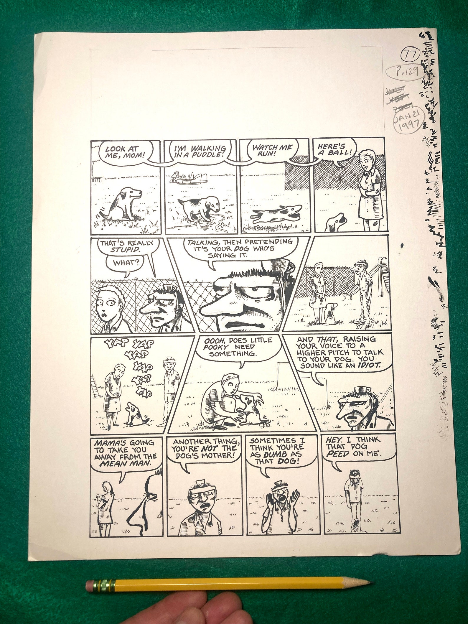 Art of Espresso Guy & TMGWCWWA Cartoon (jan 21, 1997) - Etsy
